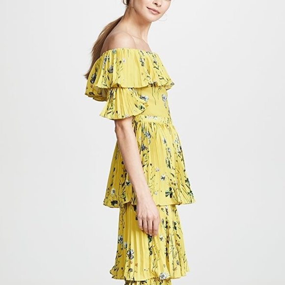 O.P.T. | Dresses | Opt Vimmy Tiered Ruffle Floral Maxi Dress | Poshmark